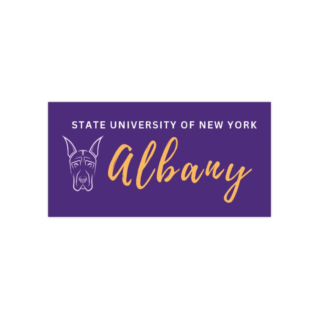 University at Albany SUNY Bumper Sticker College Pride - Etsy