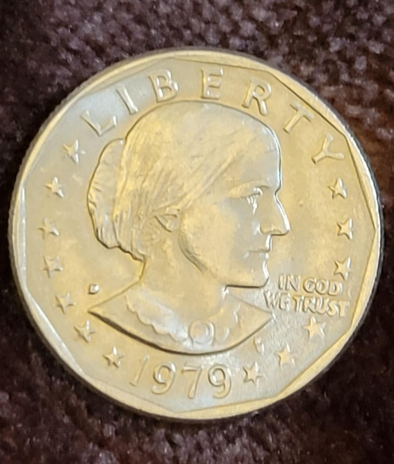 1979 D Susan B. Anthony One Dollar Error Filler D, Dot Closeness E ...