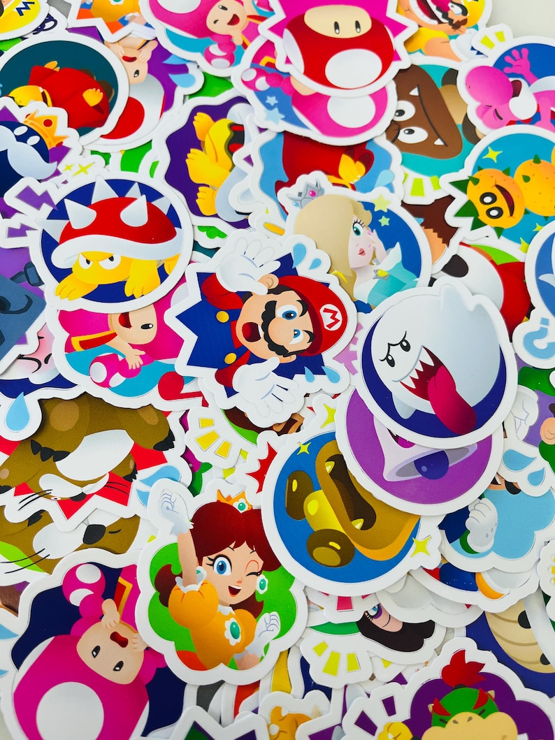 Super Mario Party Jamboree Sticker Pack, Super Mario Party Reactions ...