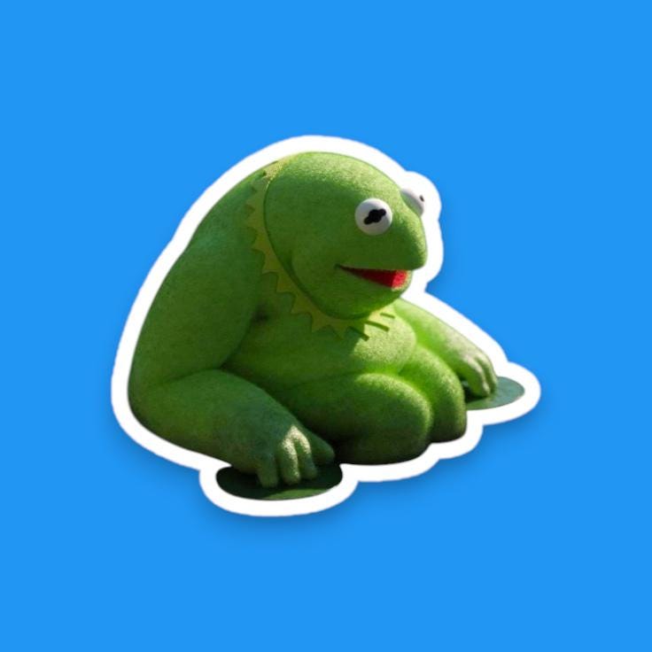 Kermit Sticker Pack, Meme Stickers, Funny Stickers, Funny Memes, 1-10 ...