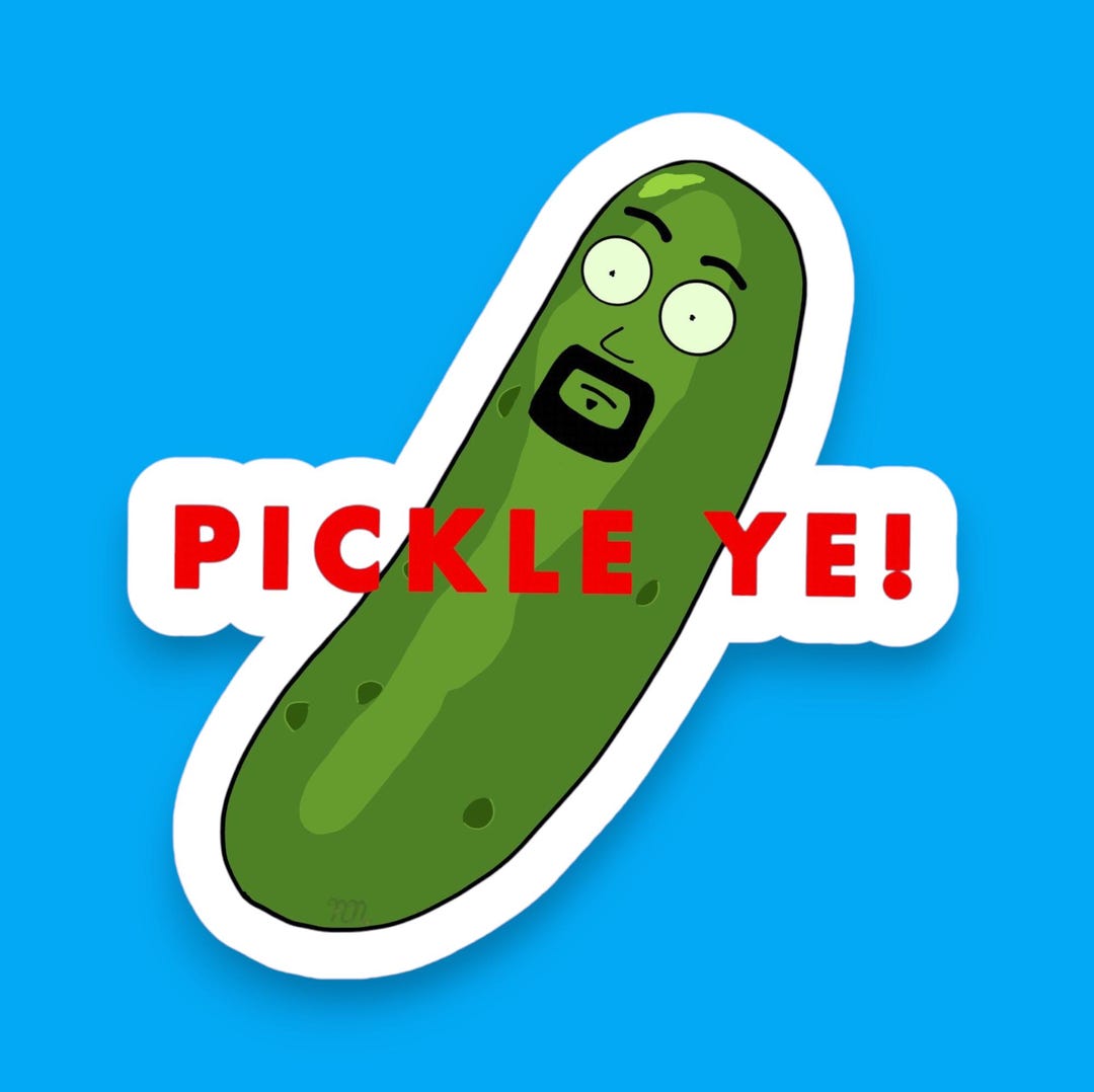 Funny Meme Sticker, Pickle Ye , Celeb Sticker, Funny Memes, Stickers ...