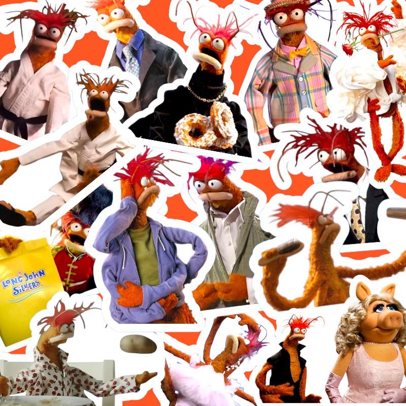 Pepe the King Prawn Sticker Pack, Meme Stickers, Funny Stickers, Funny ...