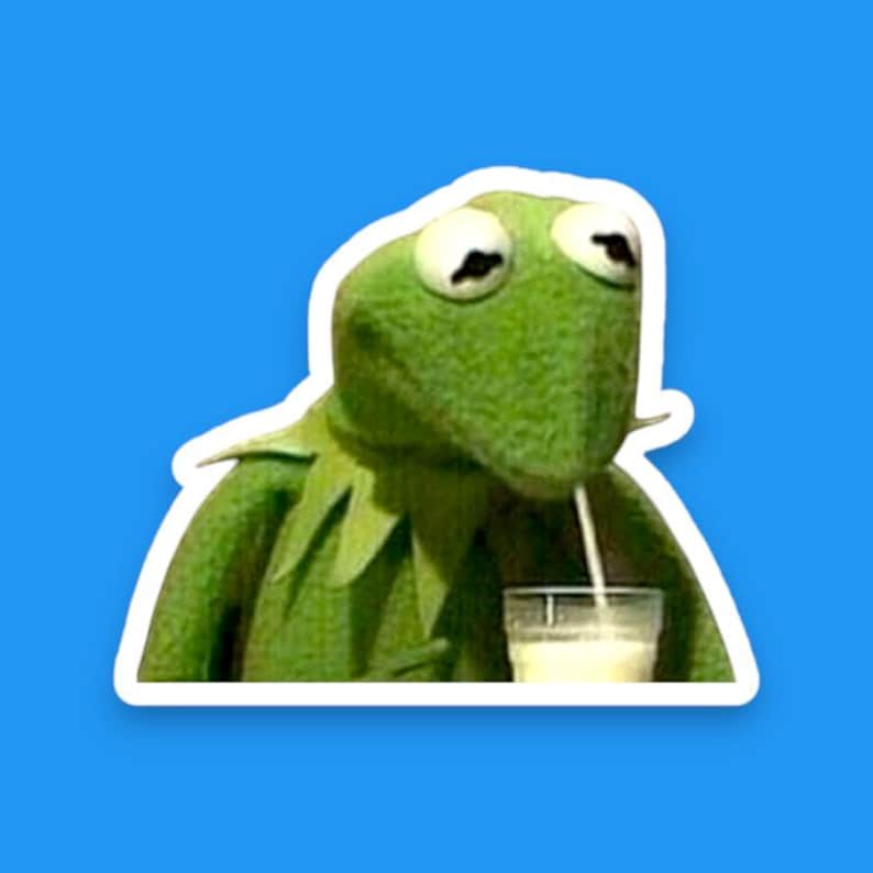 Kermit Sticker Pack, Meme Stickers, Funny Stickers, Funny Memes, 1-10 ...