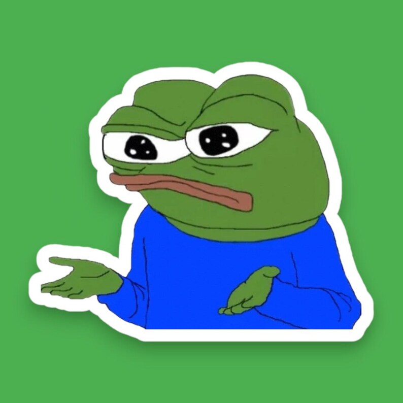 Pepe Sticker Pack, Meme Stickers, Funny Stickers, Funny Memes, 1-30 Pcs ...