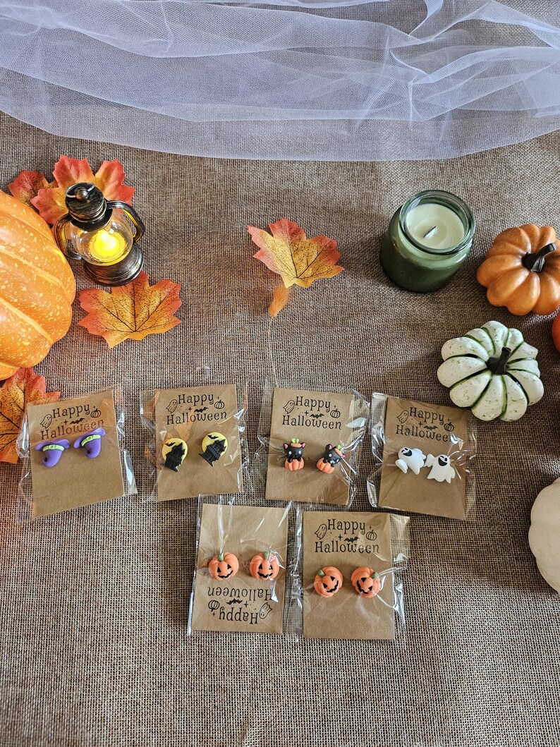 Mini Halloween Gift Box, Kids Halloween Gift Box, Jewelry, Candy ...
