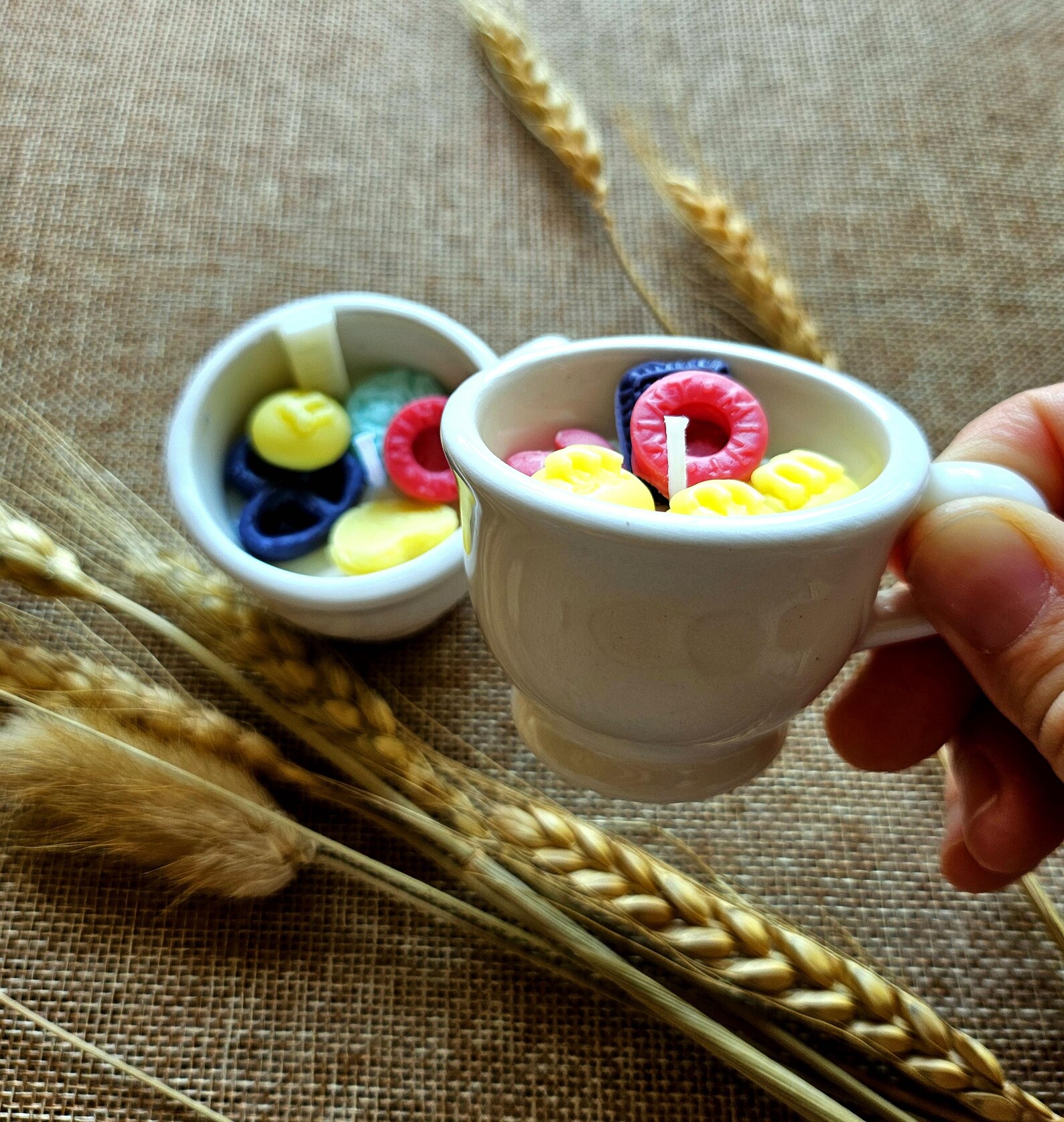 Mini Cup Candle Gift Set - Tiny Hand Poured Soy Wax Candles - Etsy