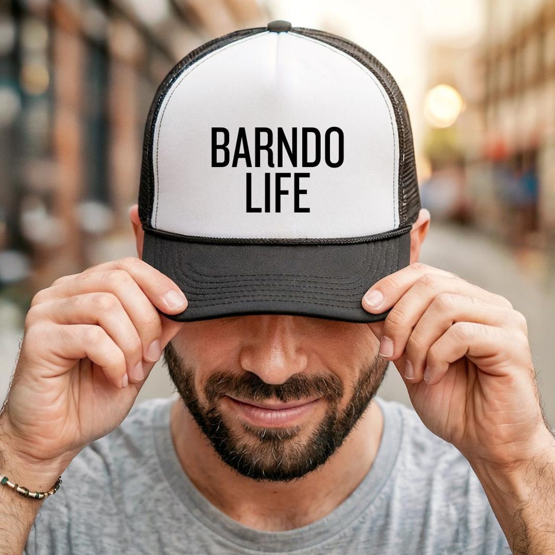 Barndo Life Trucker Hat Foam Mesh Snapback Cap Country Barndominium ...