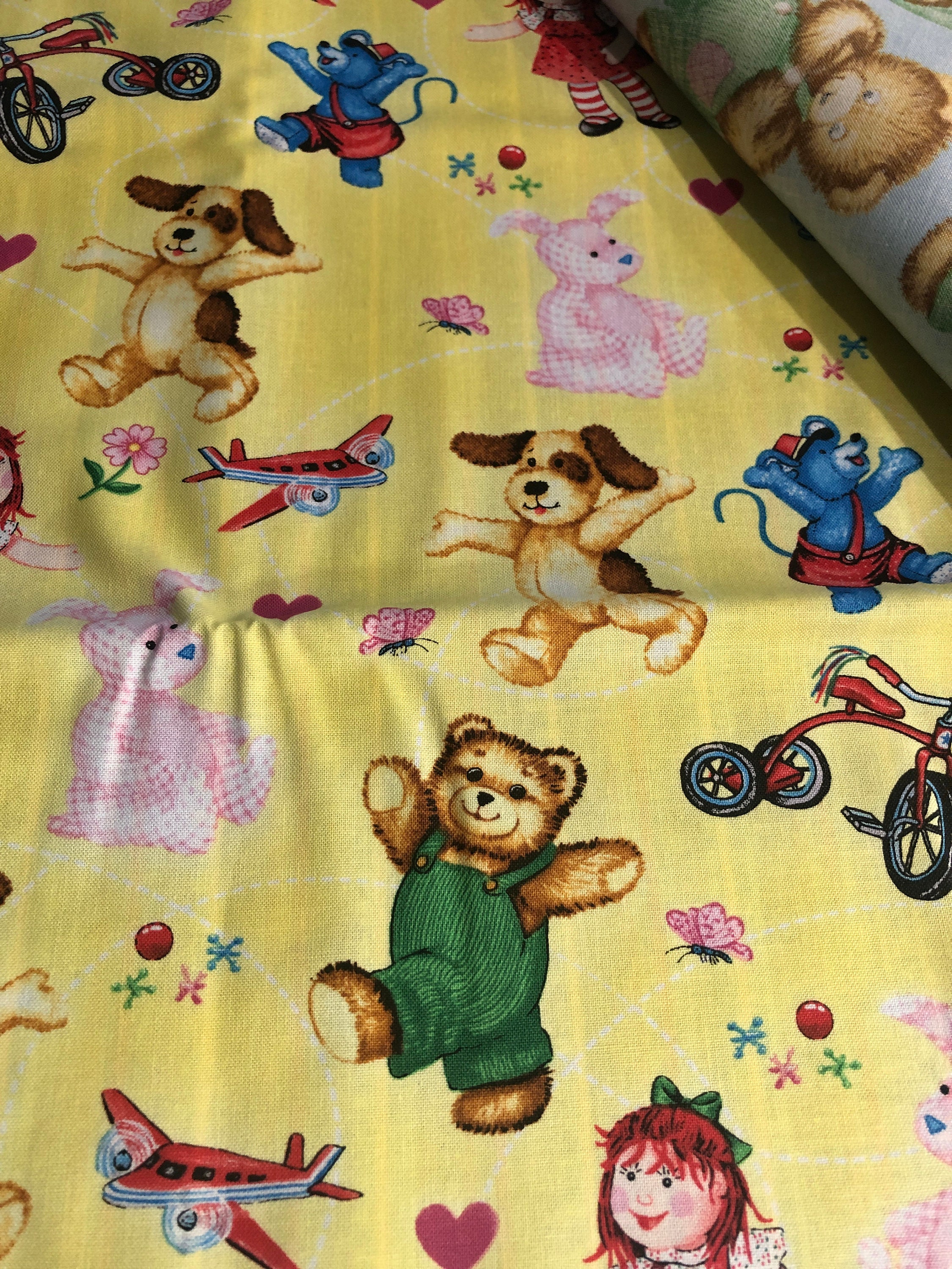 Corduroy the Teddy Bear Fabric Bundle New ADORABLE - Etsy
