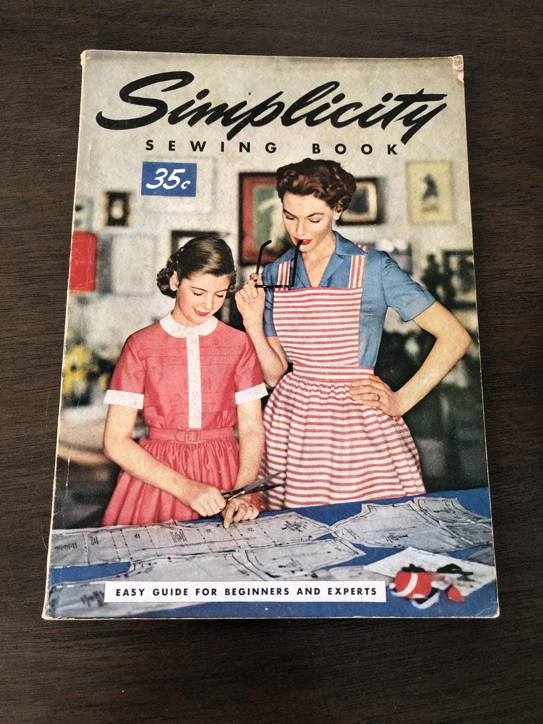 1954 SIMPLICITY SEWING BOOK Instructional Patterns - Etsy