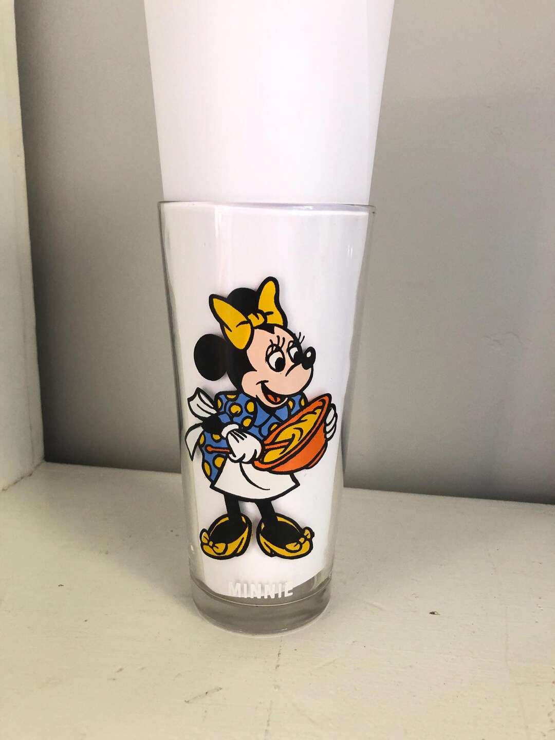 Vintage 1978 MINNIE MOUSE Pepsi Drinking Glass Walt Disney - Etsy