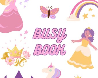 Ready-to-print Busy Book Pages: Canva Editable Templates Busy Book ...