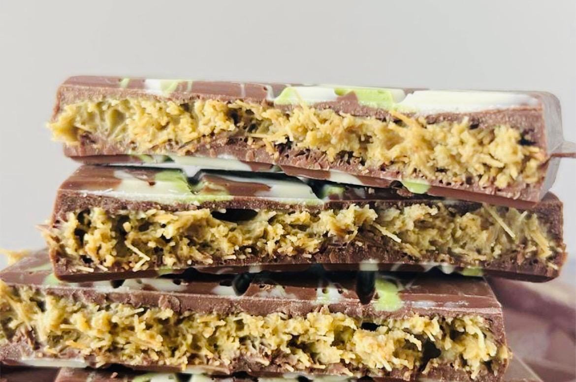Dubai Chocolate Pistachio Knafeh Bar Made With Kataifi - Etsy
