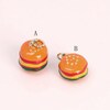 Burger Necklace SMALL Hamburger Charm Necklace Hamburger Jewelry ...