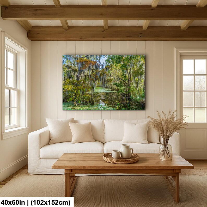 Florida Swamp Photography Print: Spanish Moss Landscape, Floridian ...
