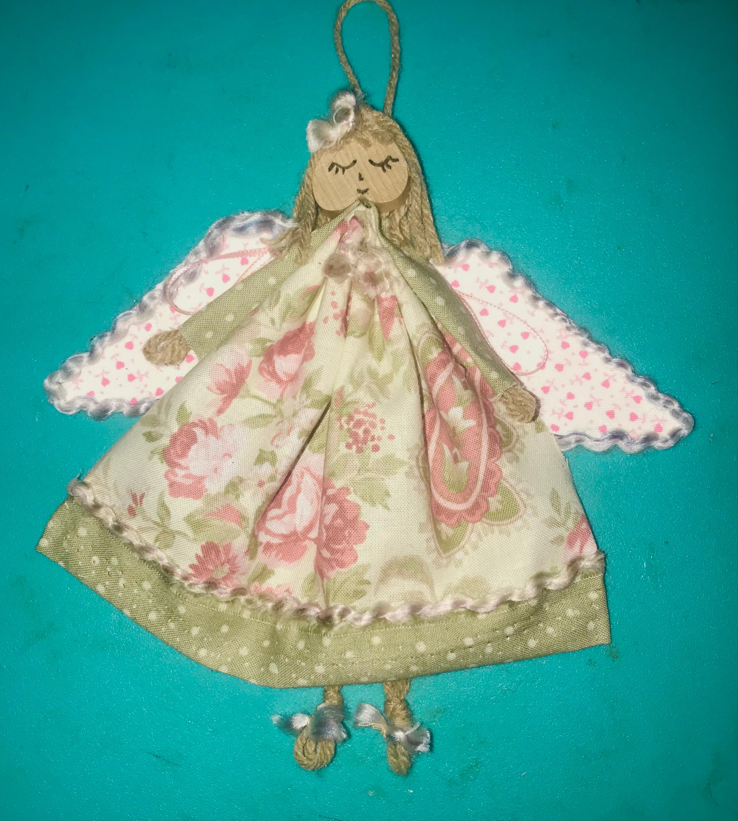 Angel Wall Decor, Nursery Angel, Sleepy Time Angel, Fabric Angel ...