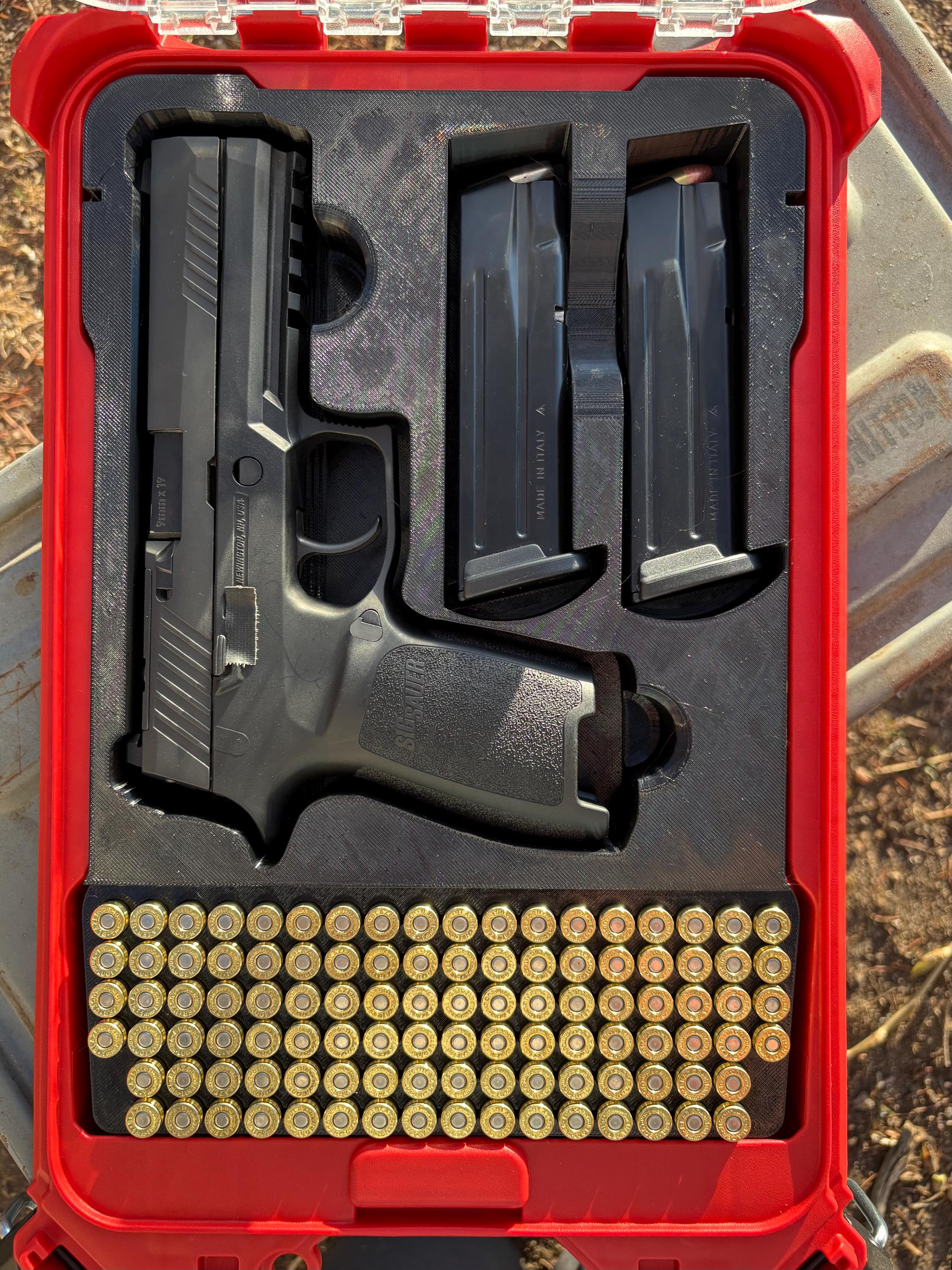 Sig Sauer Handgun Case - for Sig Sauer 9mm Handguns - 3D Printed Insert ...