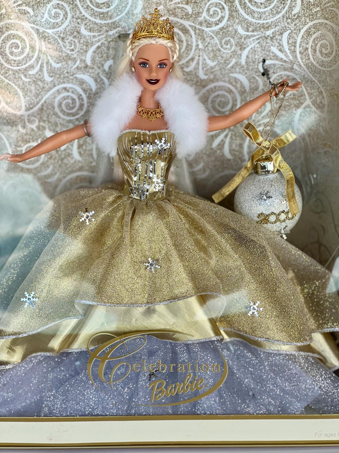 Special 2000 Edition “celebration” Barbie Doll / Mattel #28269 / Gold ...