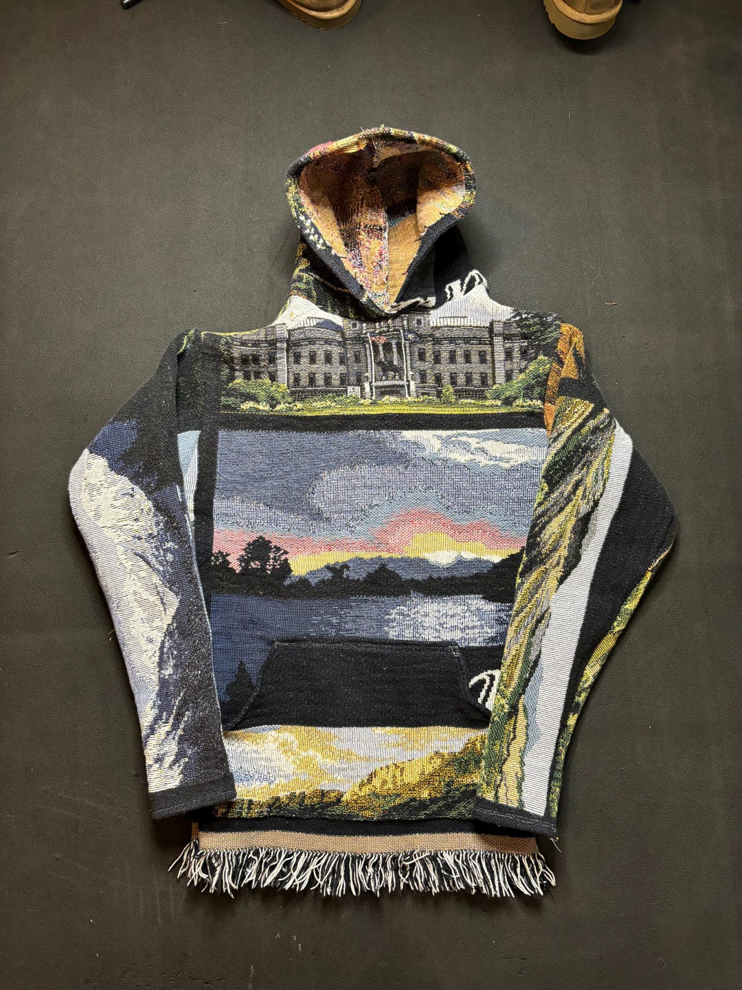 One of One Earthy Scenic Hoodie - Etsy
