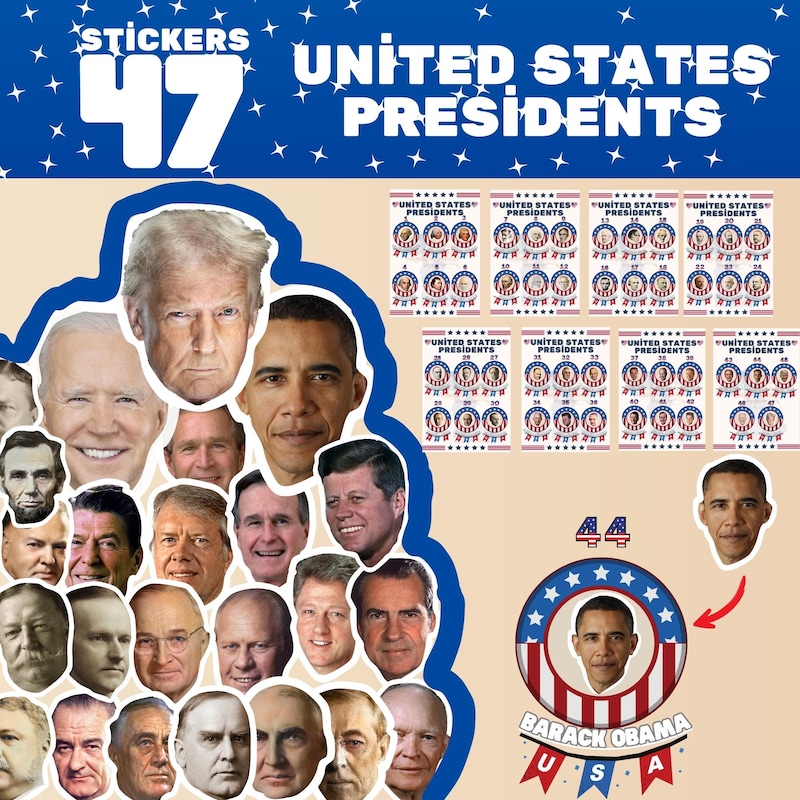 Presidents Day Clipart - Etsy