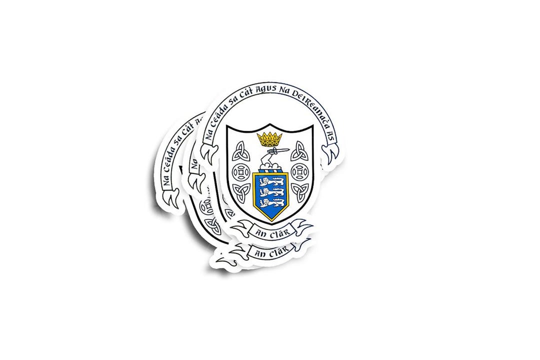 Clare GAA Glossy Stickers 3-pack - Etsy