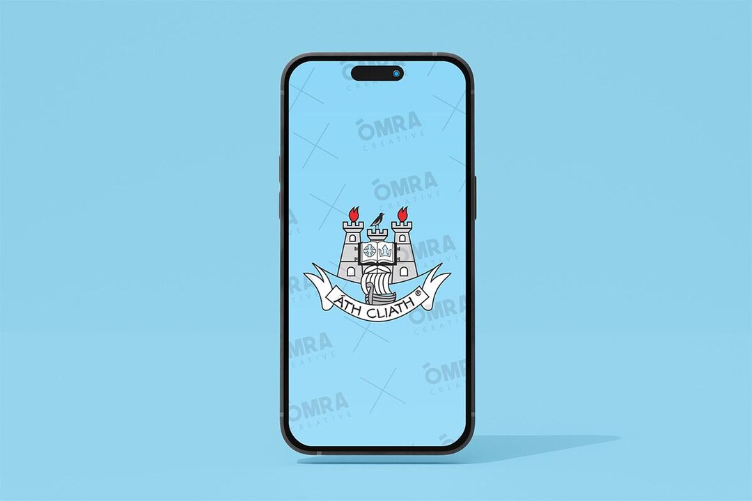 Dublin GAA Crest Mobile Phone Wallpaper - Etsy