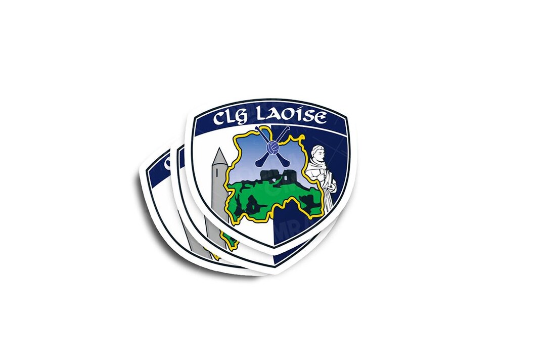 Laois GAA Glossy Stickers 3-pack - Etsy