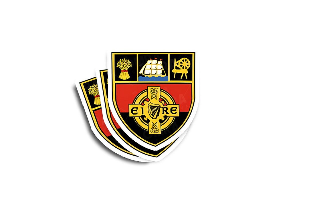 Down GAA Glossy Stickers - Etsy