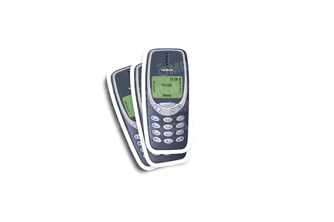 Nokia 3310 Eircell Glossy Stickers 3-pack - Etsy