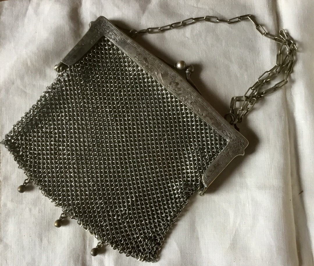 Vintage Purse-german Steel Mesh - Etsy