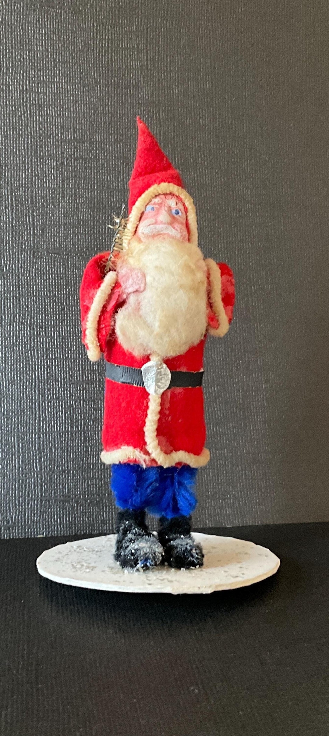 Vintage Clay Face Santa -made in Japan 6-1/4” - Etsy