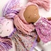 Rag Doll PDF Sewing Pattern With Yarn Hair and Changeable Clothes ...