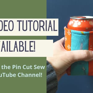 Insulated Can Cozy Sewing Pattern (PDF Download) - Etsy