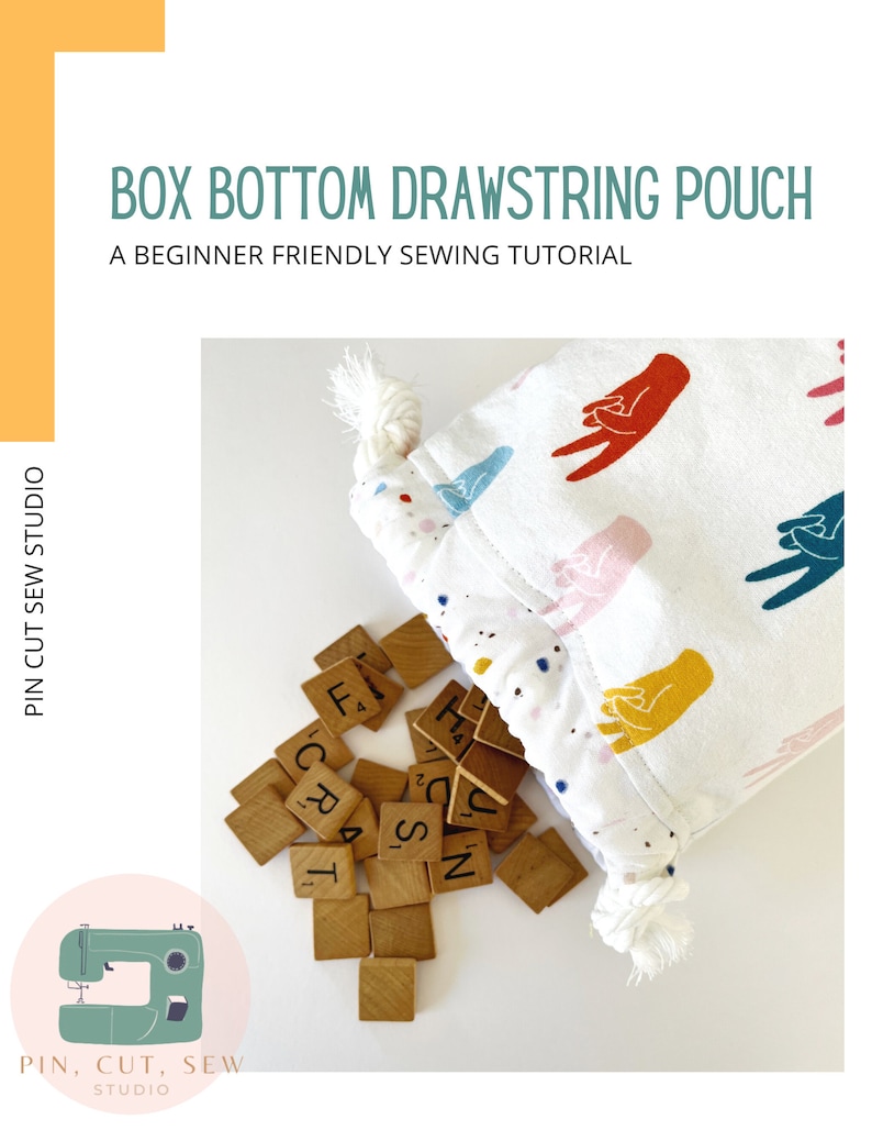 Drawstring Bag Sewing Pattern for Board Game Pieces Dice or - Etsy