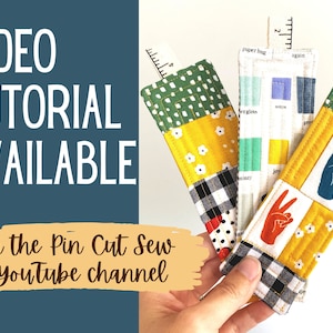 Quilted Bookmarks PDF Sewing Pattern, DIY Reader Gifts, Printable ...