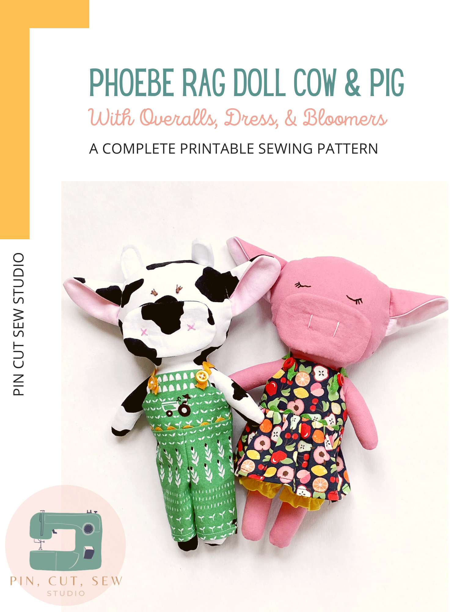 Doll Making a printable pattern easy for kids and beginners Baby ...