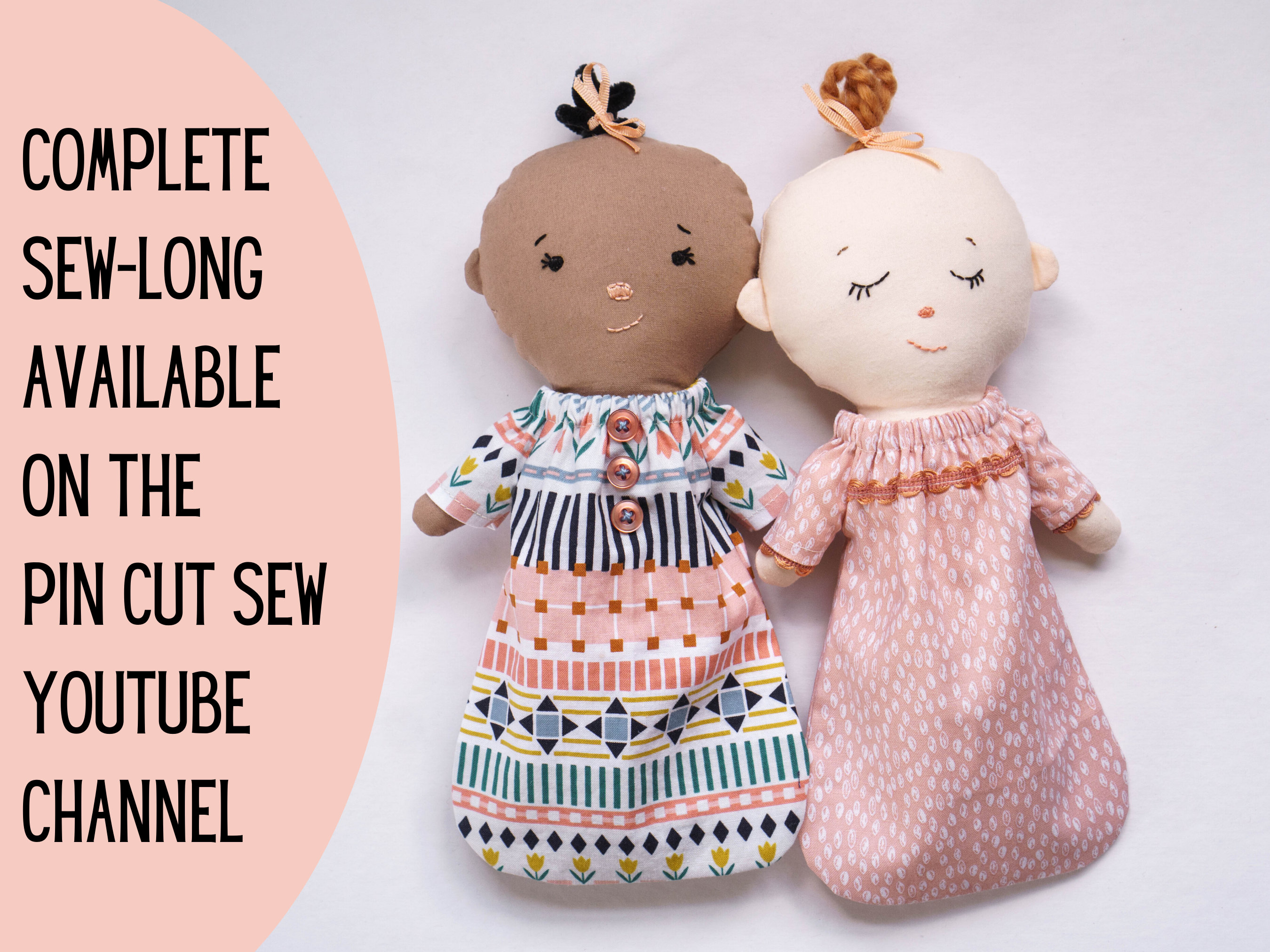 Phoebe Rag Doll Baby with Diaper & Sleep Sack || PDF Sewing Pattern ...