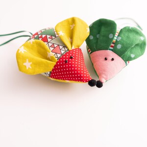 Mouse Ornament Sewing Pattern, Christmas Mice (PDF Download) - Etsy