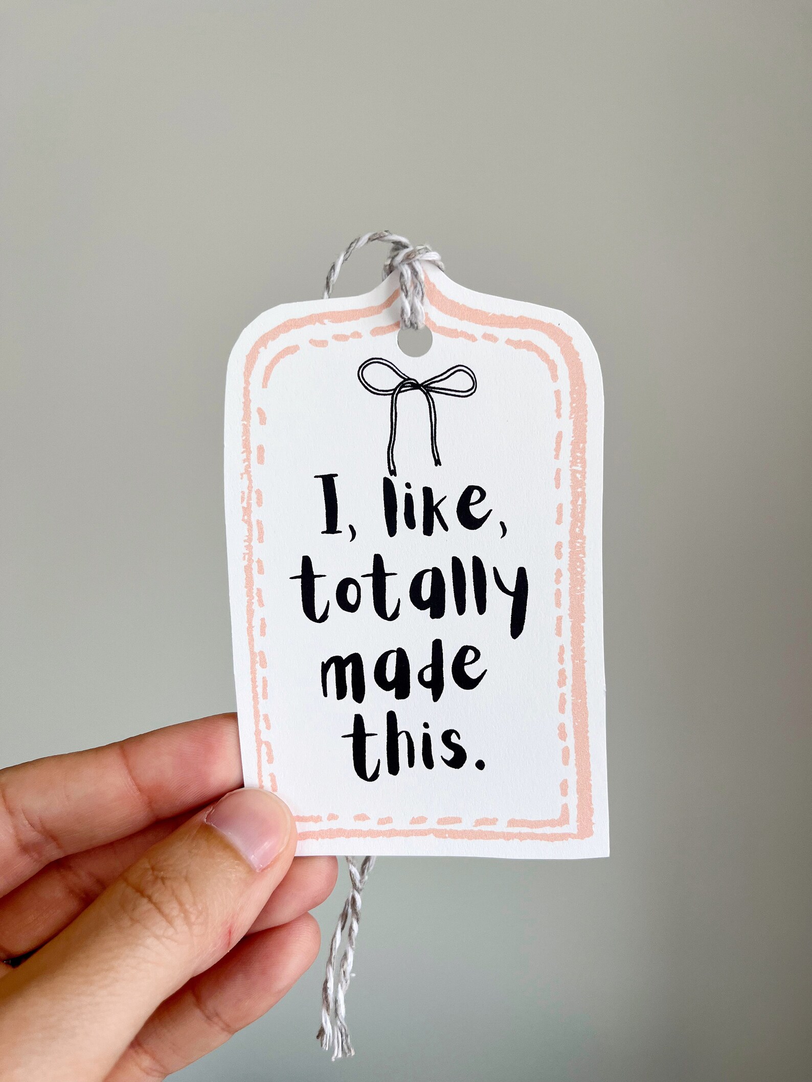 Printable "i Made This" Gift Tags, Instant PDF Download to Print and ...