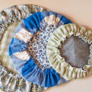 Fabric Bowl Covers Sewing Pattern in 3 Sizes: Reversible, Reusable (PDF ...