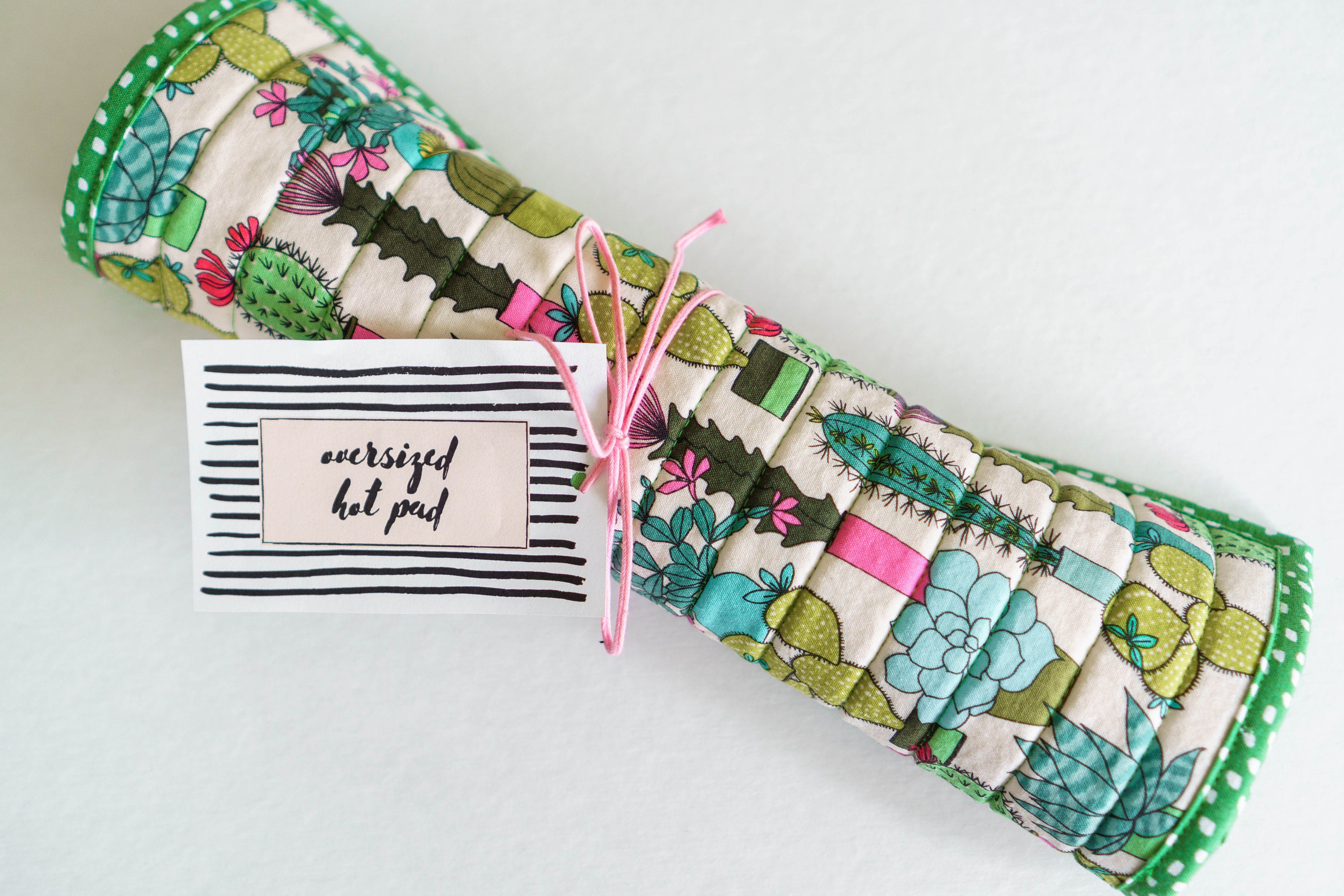 Oversized Hot Pads || PDF Sewing Tutorial — Pin Cut Sew Studio