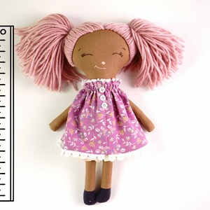 Rag Doll PDF Sewing Pattern With Yarn Hair and Changeable Clothes ...