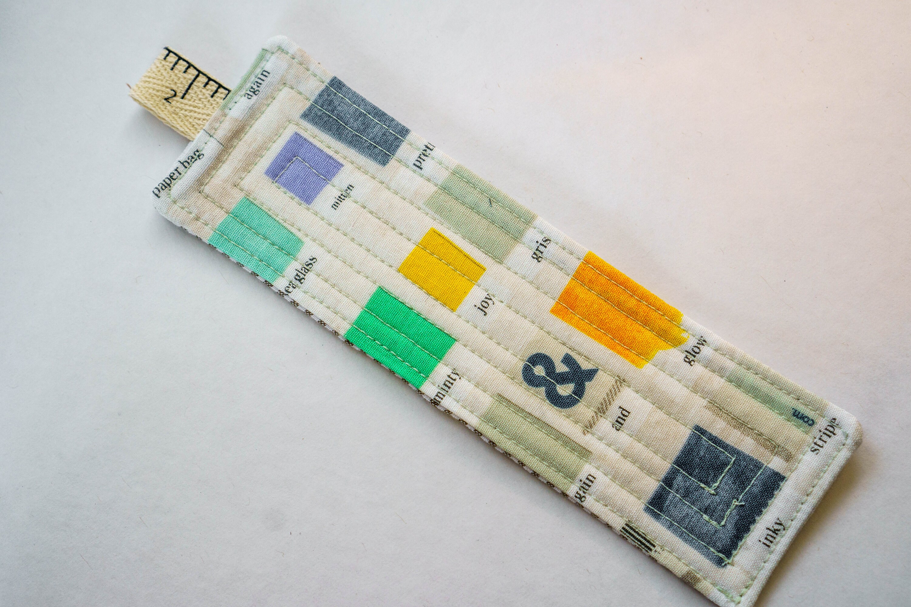 Quilted Bookmarks || PDF Sewing Tutorial — Pin Cut Sew Studio