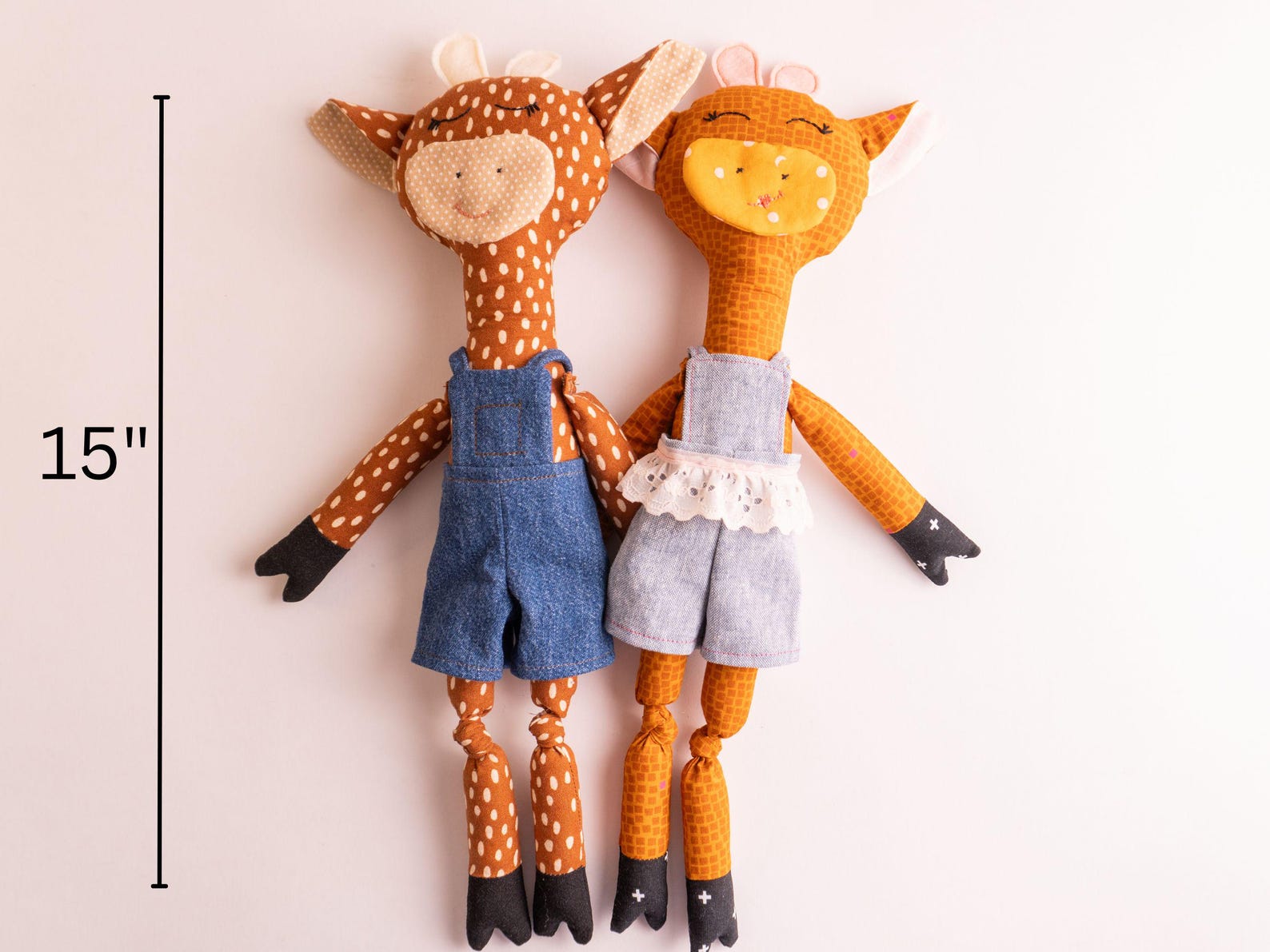 Animal Rag Doll Sewing Pattern Bundle: Giraffe, Frog, Hippo, Horse ...