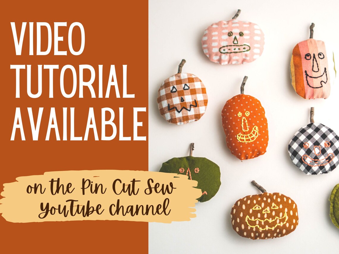 Fall Pumpkin PDF Sewing Pattern Digital Instant Download - Etsy