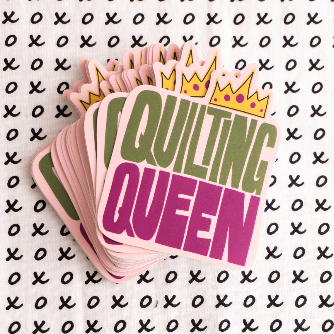 Quilting Queen Sticker: Waterproof Vinyl Decal for Sewists - Etsy