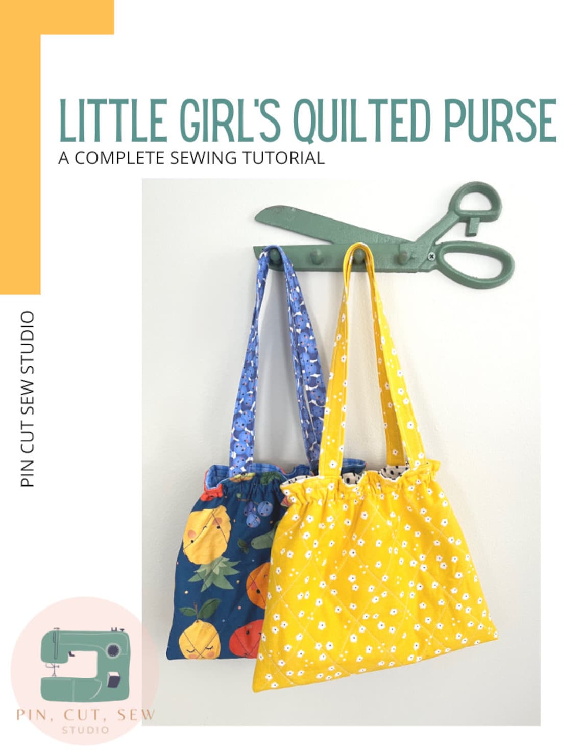 Little Girls Purse Sewing Pattern PDF Tutorial for Quilted | Etsy Canada