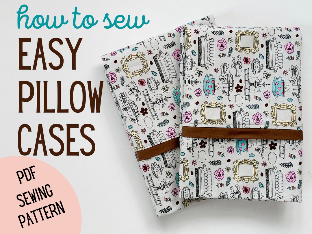 PDF Pillow Case Sewing Pattern, Digital Download, Beginner Tutorial ...