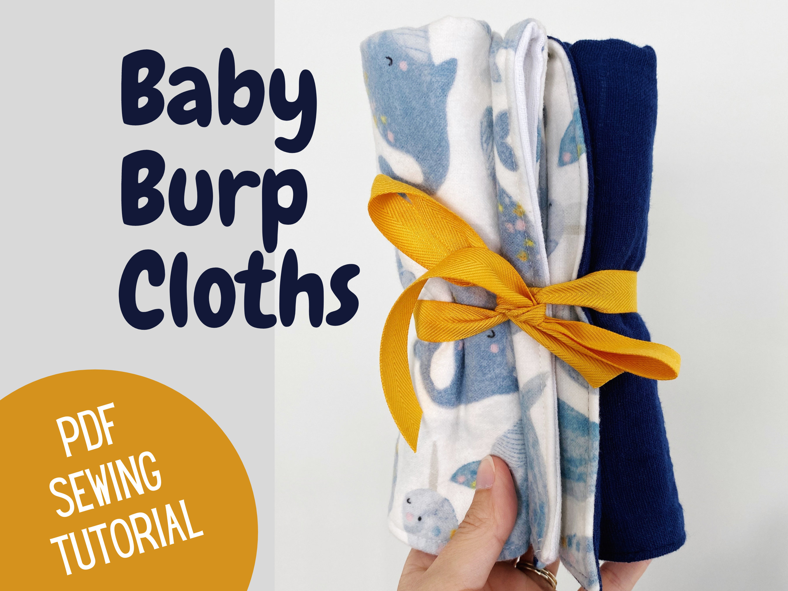 Baby Bibs || PDF Sewing Pattern — Pin Cut Sew Studio
