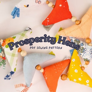 Prosperity Hens Sewing Pattern: Fabric Chickens Tutorial (PDF Download ...