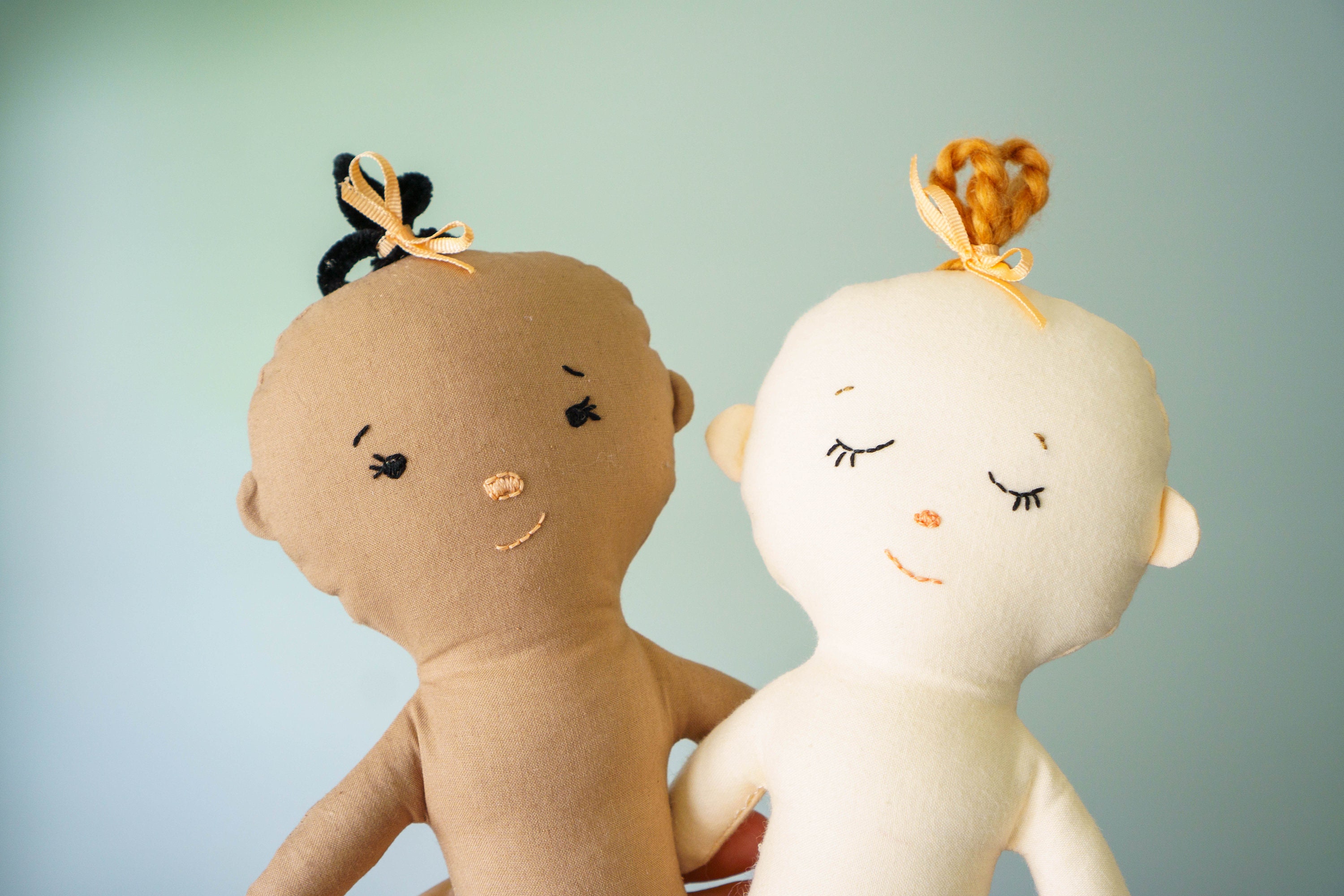 PDF Rag Doll Sewing Pattern Bundle, Baby & 4 Animals with Clothes — Pin ...